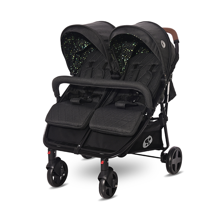 საბავშვო ეტლი LORELLI DUO (3800151968603) BLACK | Be.ge