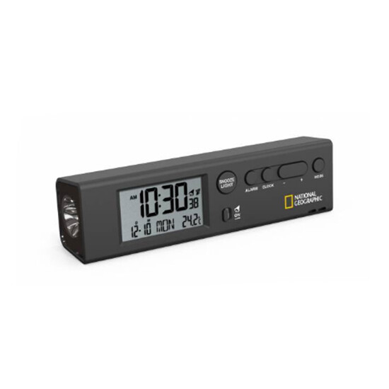 სანათი NATIONAL GEOGRAPHIC RC WORLD TIME CLOCK W TEMPERATURE AND ...