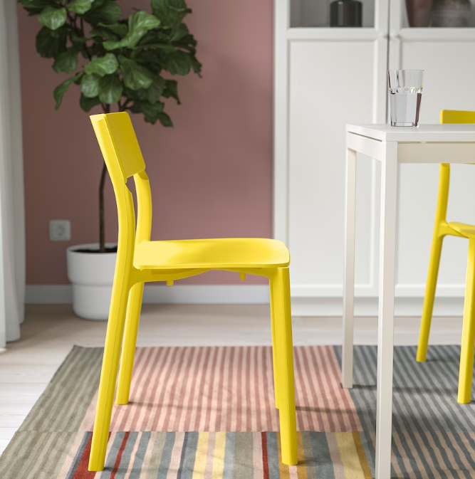 Ikea janinge yellow chair store